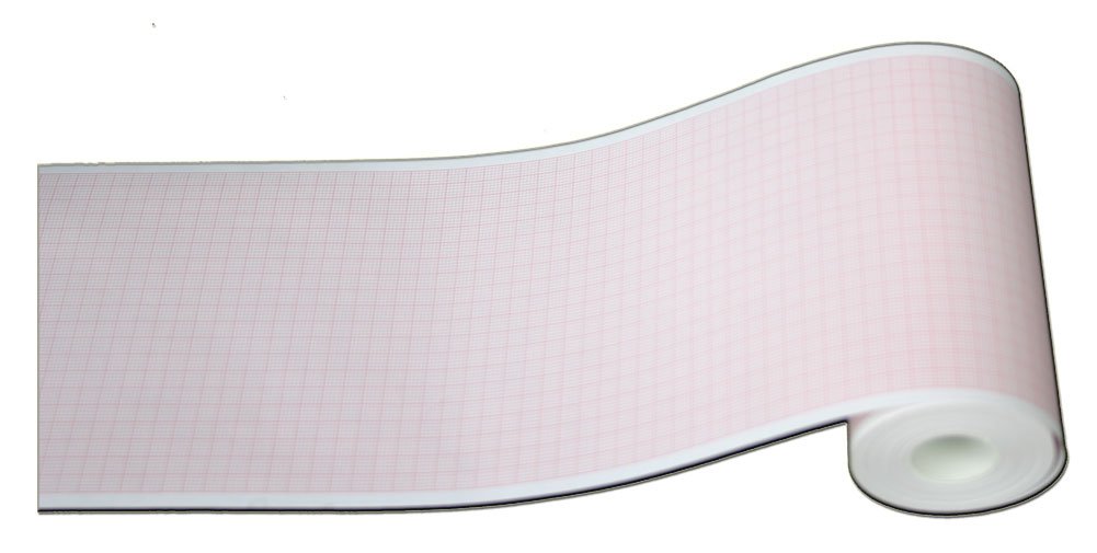 GE Marquette Cardiology Chart Paper - 108mm X 23m (10 Rolls)