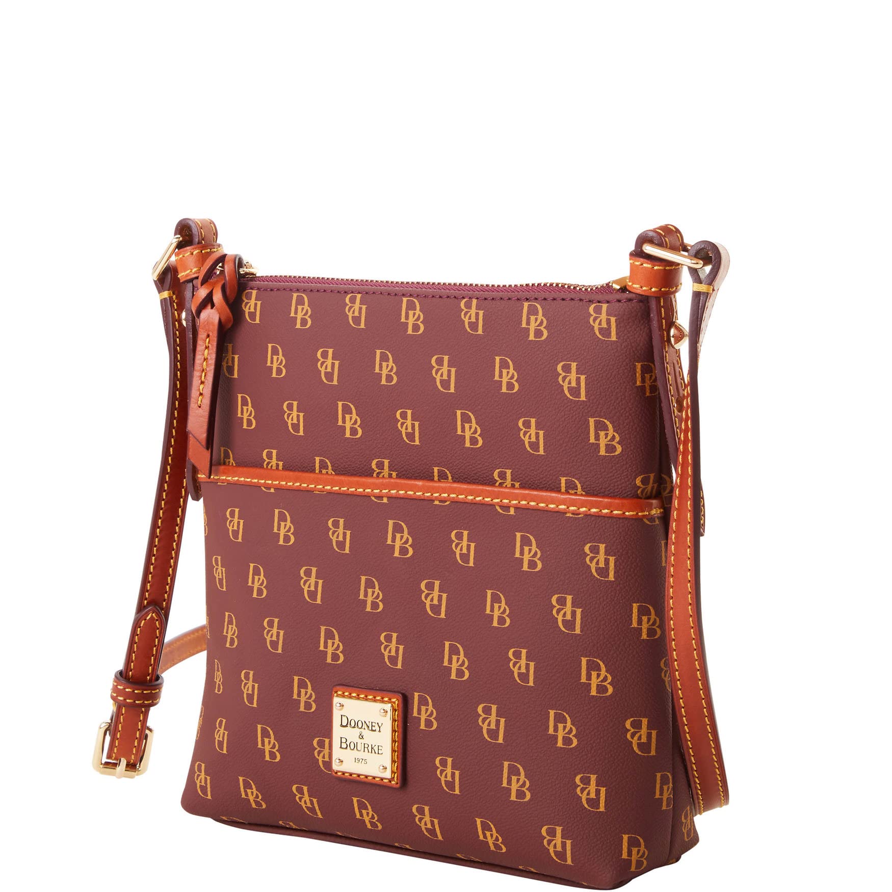 Dooney & Bourke Handbag, Gretta Letter Carrier Crossbody - Bordeaux