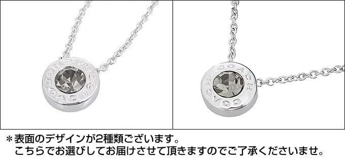 COACH SILVER OPEN CIRCLE STRAND NECKLACE F54514