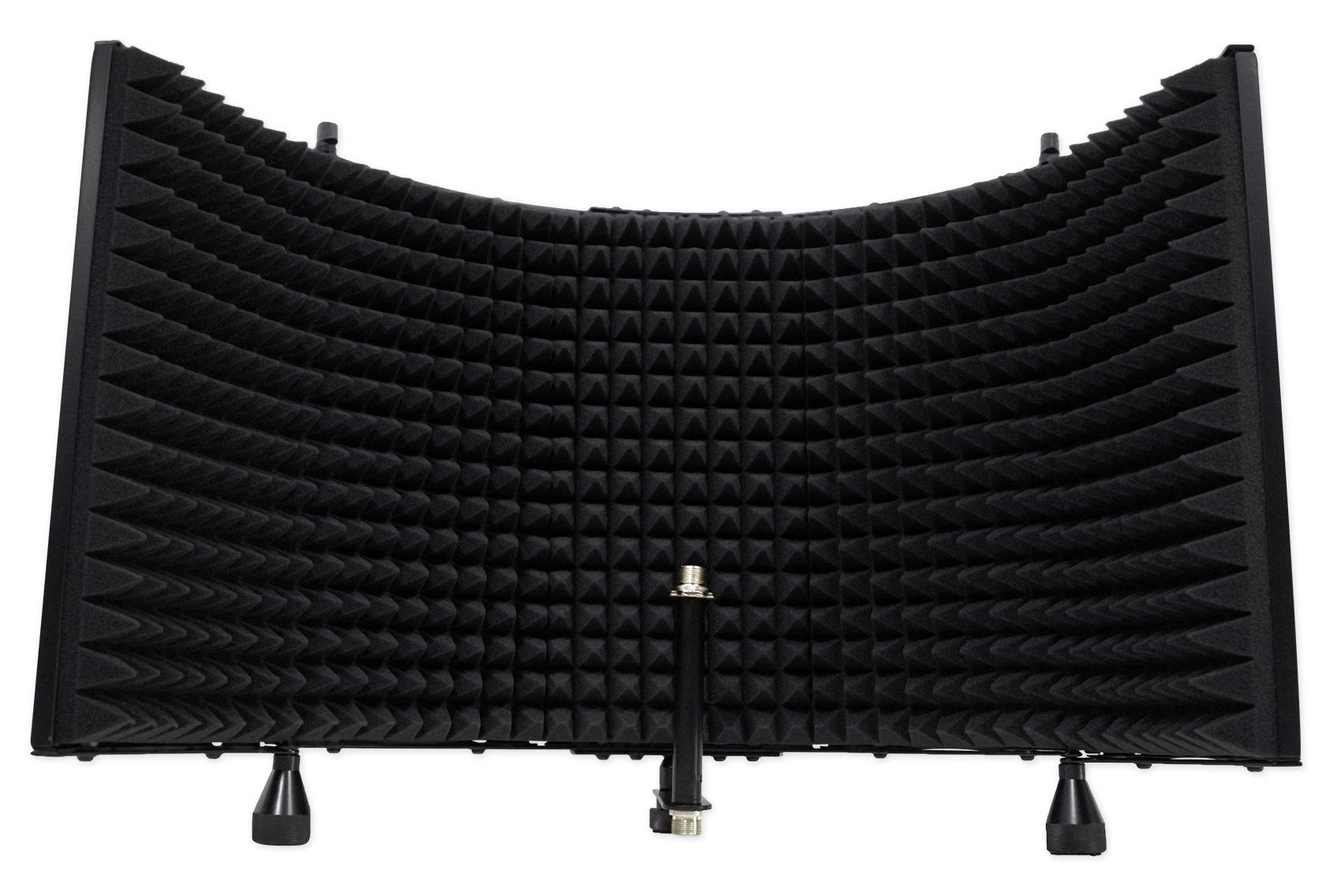Rockville Recording Studio Microphone Isolation Shield + Heavy Duty Tripod Stand
