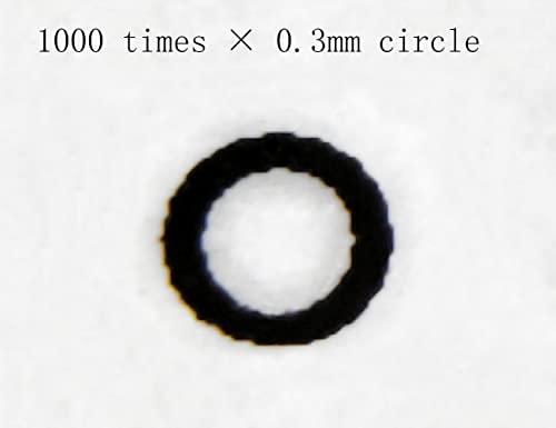 High Precision 1 Micron SEC Size Estimation Chart Transparency Defect Diameter Area Measure 1/5/10 Pieces Pack (1, 3)
