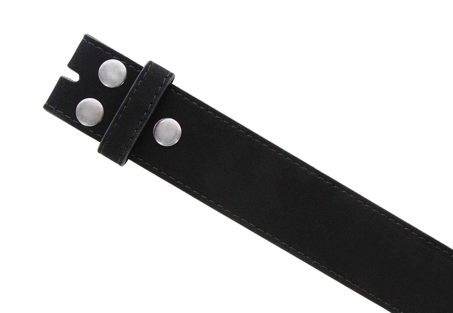 Casual Suede Leather Belt Strap for Women 1 1/2" Wide (Black, 34)