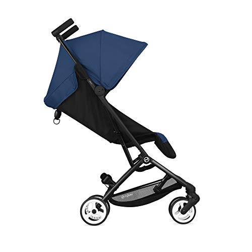CYBEX Libelle Stroller, Ultra-Lightweight Stroller, Small Fold Stroller, Hand Luggage Compliant, Compact Fits CYBEX Car Seats (Sold Separately), Infants 6 Months+, Navy Blue