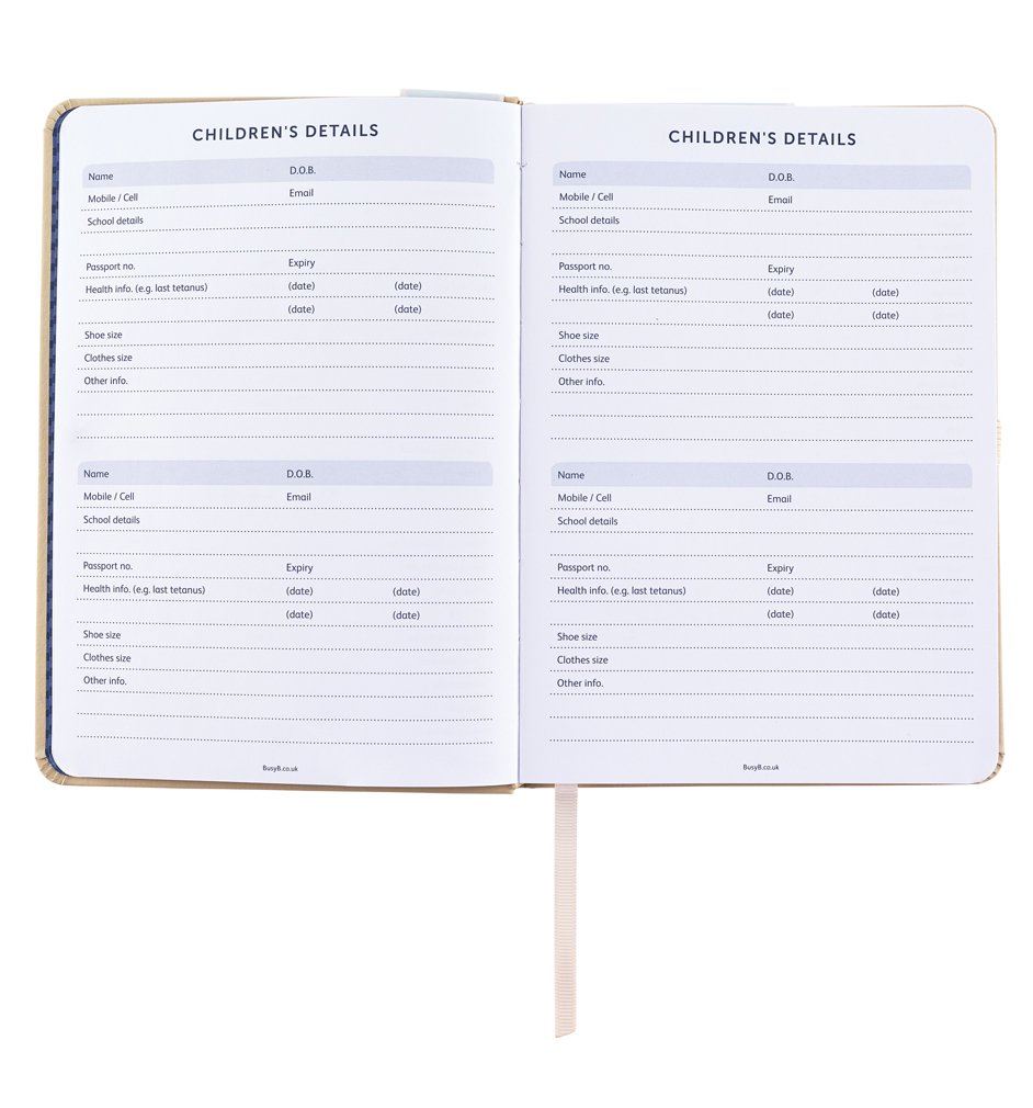 Busy B 2019 Family Diary with Need-to-Know Numbers