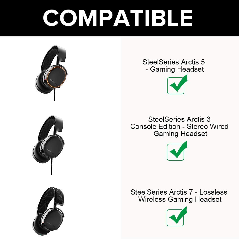 BUTIAO Arctis 7 Cable for SteelSeries Headphones, Replacement Audio Cable Extension Cord for SteelSeries Arctis 3, Arctis Pro, Arctis 5, Arctis 7, Arctis Pro Wireless Gaming Headset 2m/6.5 Feet