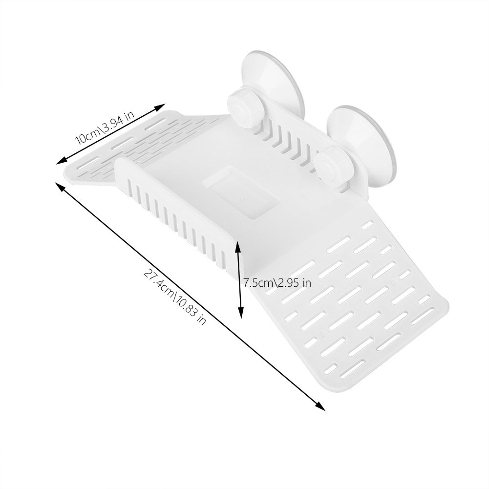 Turtle Basking Climbing Basking Terrace Aquarium Fish Reptile Tortoise Floating Dock Pet Supplies White