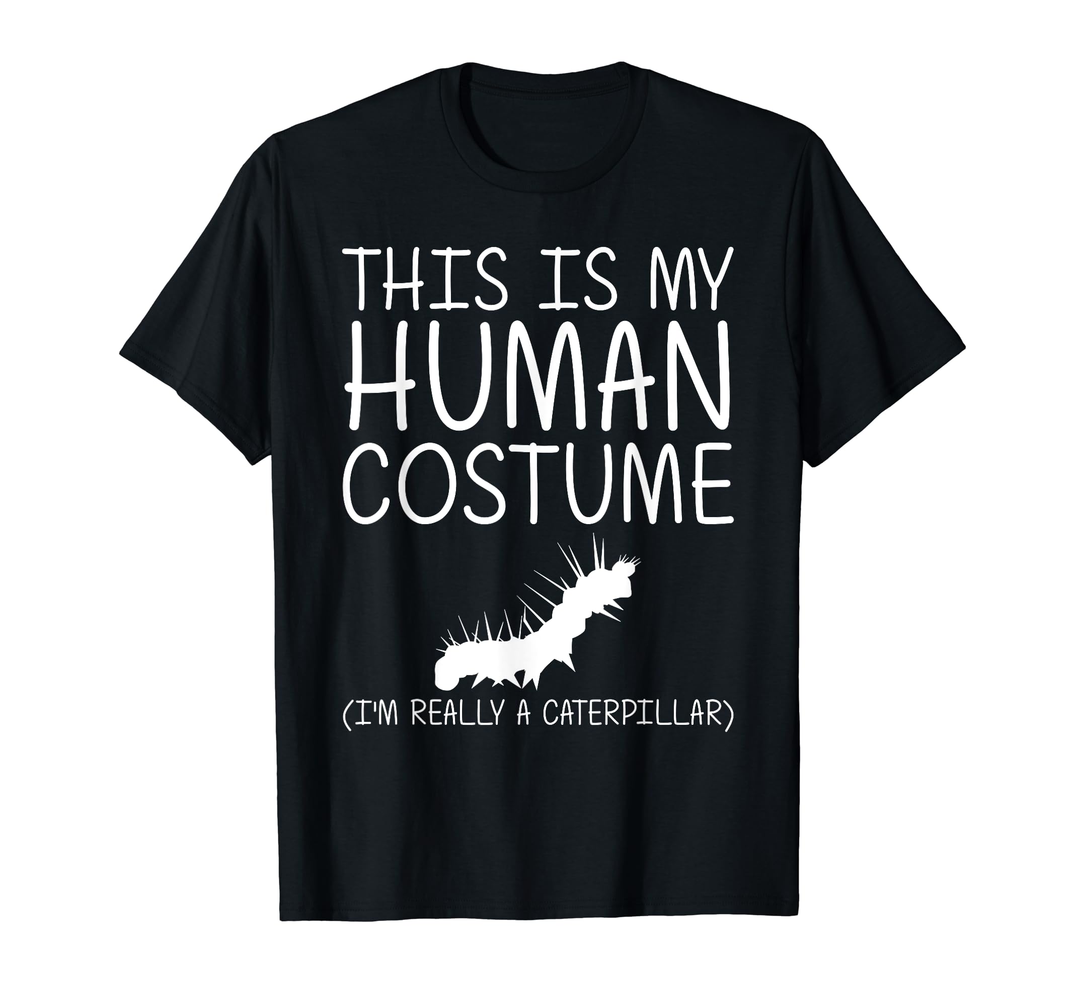 Caterpillar Easy Halloween Human Costume Butterfly DIY Gift T-Shirt
