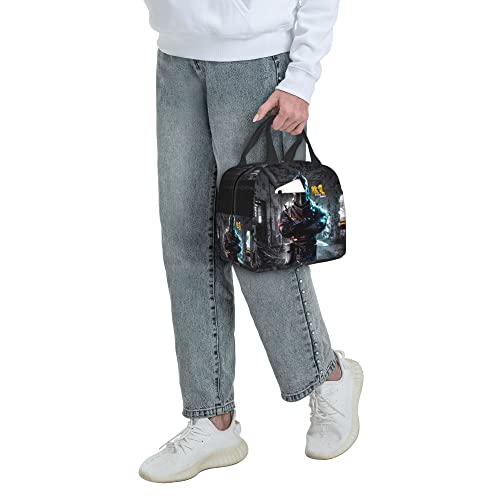 UNYDSVA Game Role Style Lunch Bag Cooler Bag Portable Insulated Lunch Bag Waterproof Tote Bento Bag Lunch Tote B