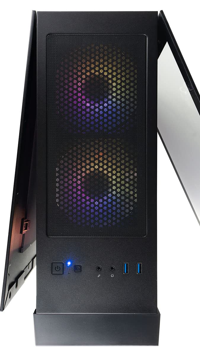 Empowered PC Continuum Mini Gaming Desktop - AMD Radeon RX 7900 XTX 24GB (>4080), AMD 16-Core Ryzen 9 5950X, 64GB RAM, 2x2TB NVMe SSD, WiFi, Windows 11 - Tiny RGB Monoblock Open Loop Gamer Computer