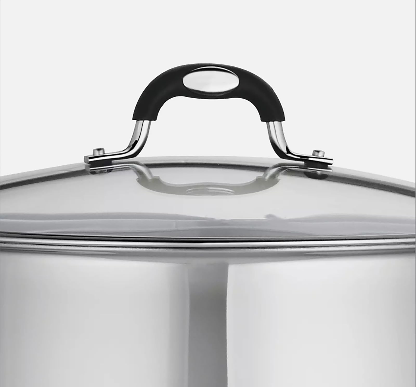 Generic 16-Quart Stainless Steel Stock Pot with Lid - Triple Bottom Construction, Durable and Versatile Kitchen Essentials