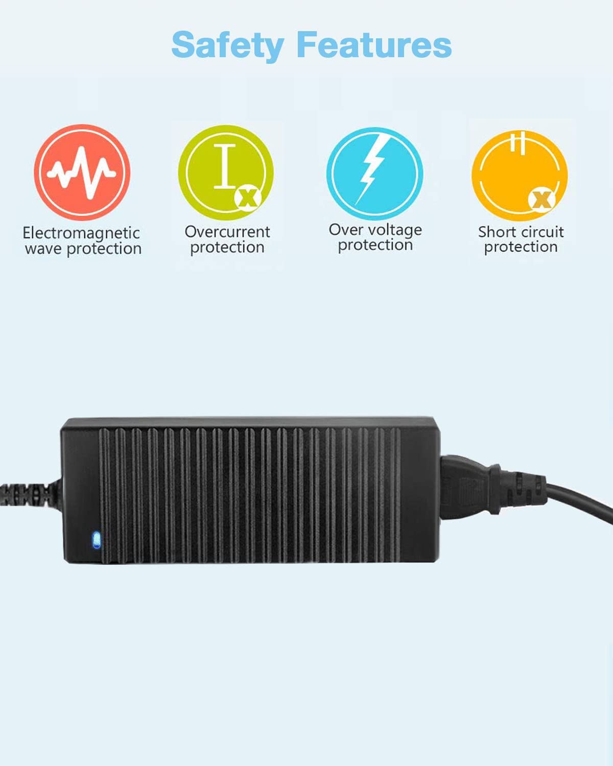 MTYTOT 24V 5Amp Power Supply AC 100-240V to DC 24Volt 5A 3.5A 2.5A 2A Switching Power Supply Adapter for LED Strip Module Lights Routers CCTV Security Cameras