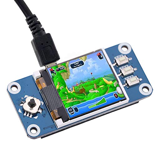 Eulbevoli LCD Screen Module for Raspberry Pi, Ideal Replacement 1.44 inch LCD Screen Display Portable Standard Practical for Raspberry Pi 2B / 3B / Zero/Zero W
