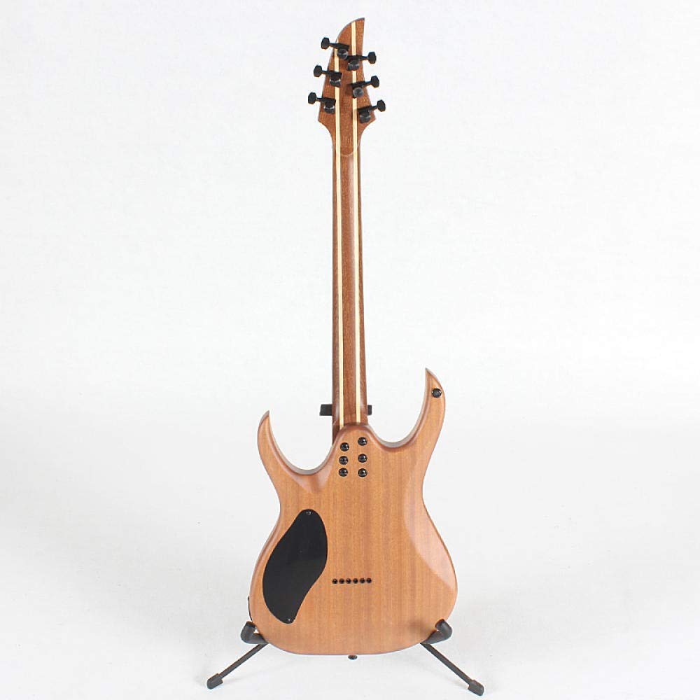CJWSLYT Guitar 6 String Electric Guitar, Ebony Fingerboard and Maple Top Wooden Lock Head Steel String Guitar ZDANFDD (Color : 1)