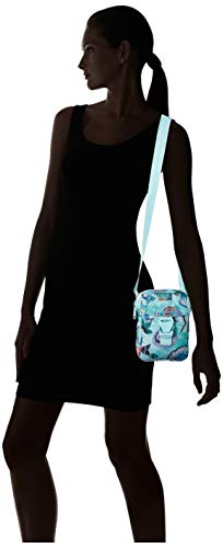 Vera Bradley Women's Recycled Lighten Up Reactive Convertible Belt Bag Sling Crossbody Bag, Paisley Wave Fish, One Size