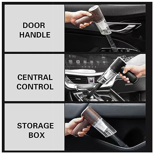 Upgraded Version of The Wireless Home Car Vacuum Cleaner, 120W Strong Suction Handheld Vacuum Cleaner, Portable Small Vacuum Cleaner