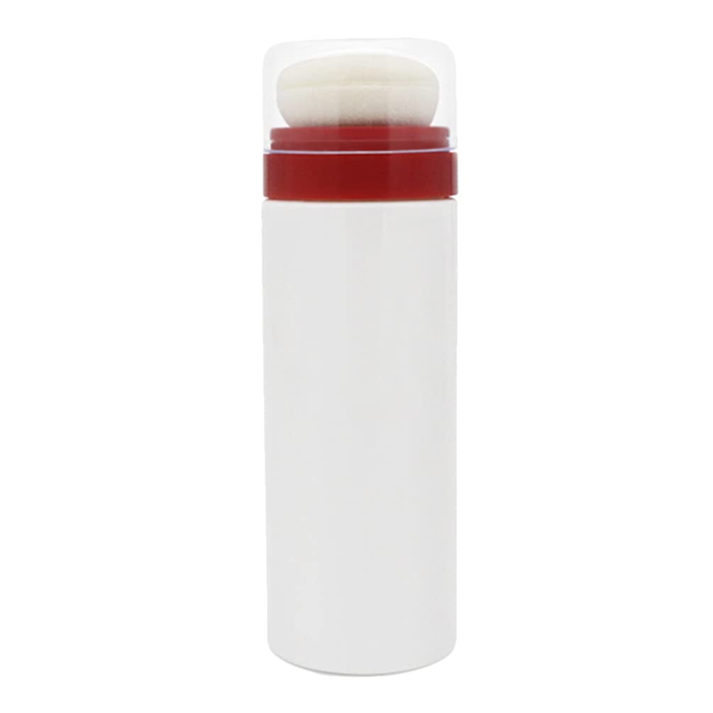 Empty Makeup Powder Container with Puff Reusable Plastic Loose Powder Case Refillable Powder Bottle Jars for Home Outdoor, 1Pc