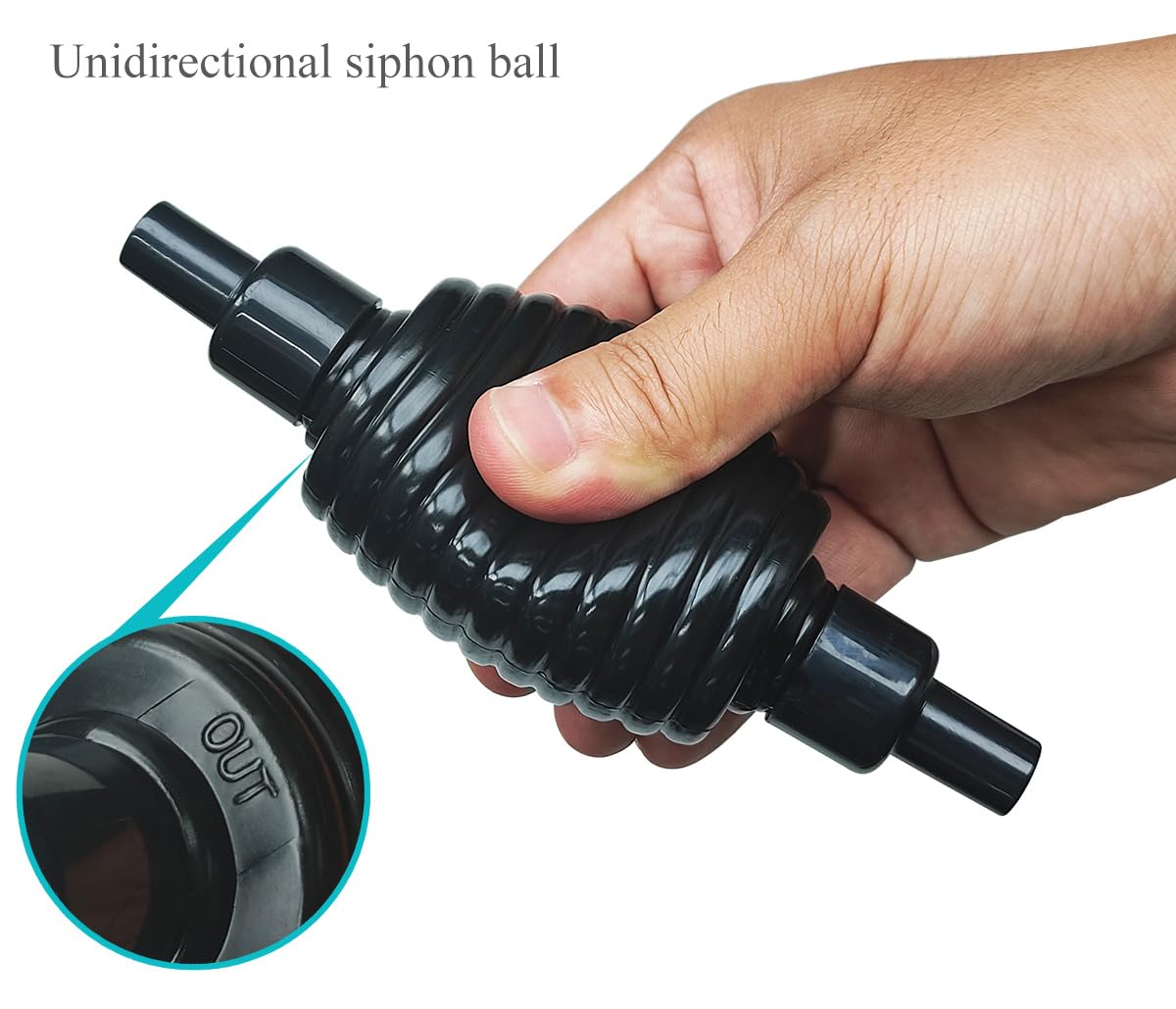 Laifoo 7ft Aquarium Siphon Vacuum Cleaner for Fish Tank Cleaning Gravel & Sand