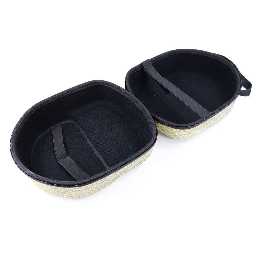 MASiKEN Precious Carrying Case for Oculus Quest VR Gaming Headset and Controllers - EVA HardCase with Inner Mesh Pocket for Oculus Quest Accessories (Yellow)