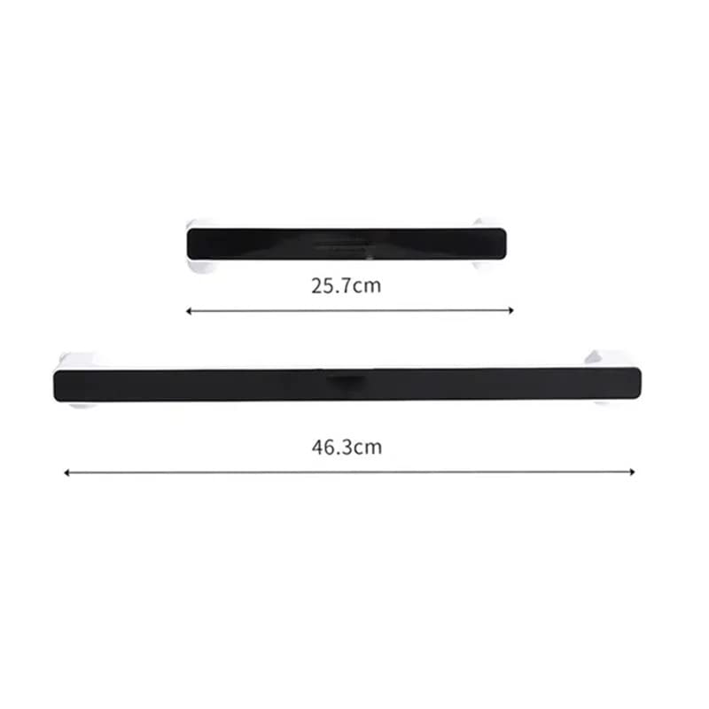yghlh Self Adhesive Multi Purpose Towel Holder Bath Towel Rack Shelf Towel Bar Kitchen Accessories (Color : D, Size : 46.3 * 6.5 * 2.8cm)