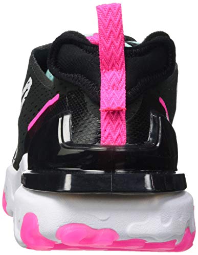 NIKE Women's NSW React Vision Running Shoe, Dk Smoke Grey White Pink Blast Tropical Twist Black, 7.5
