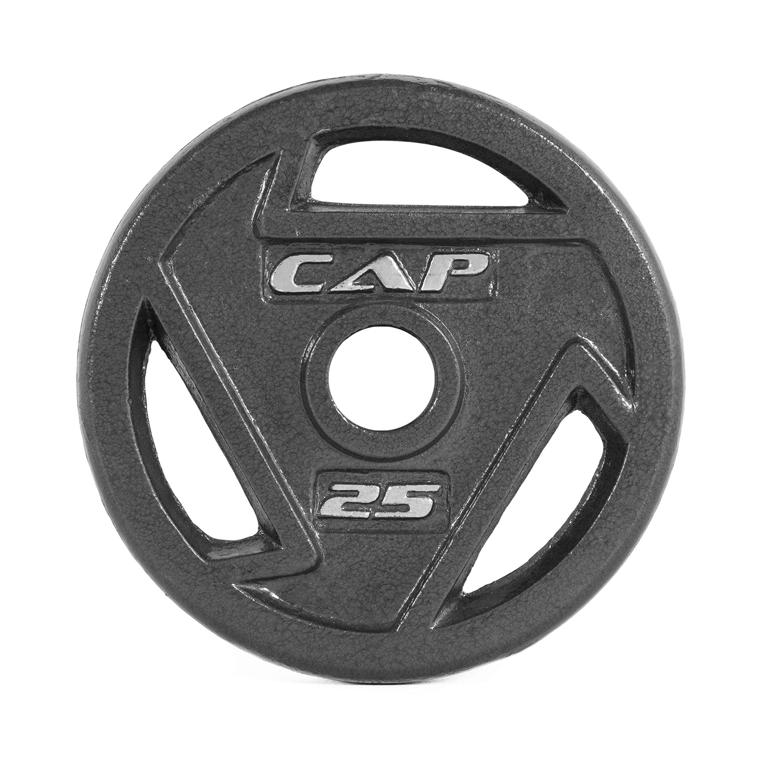 Cap Cast Iron 2" Olympic Grip Plate for Strength Training, Muscle Toning, Weight Loss & Crossfit - Multiple Choices Available, Sold in Single