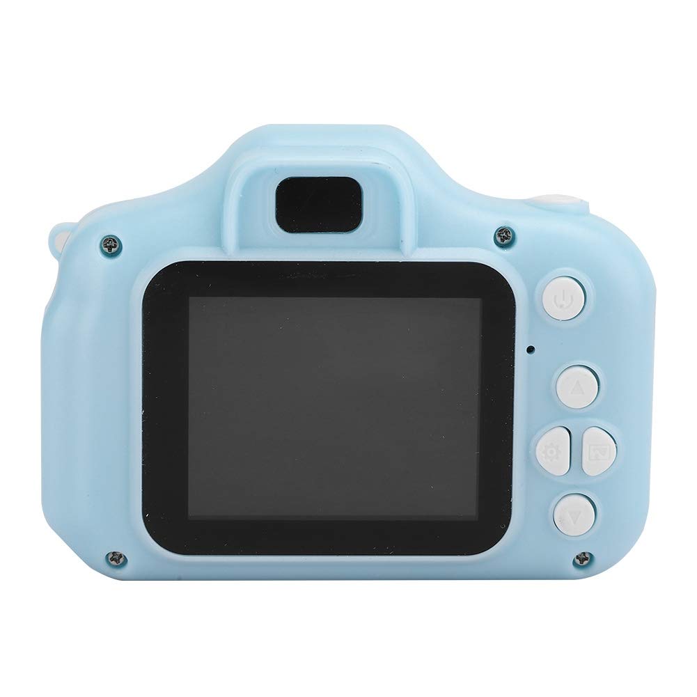 Children Digital Video Camera, 2 Inch 1080P Portable Camera for Kids, Simple Operation Mini Camera Girls Toys (Blue - General Clear Version)