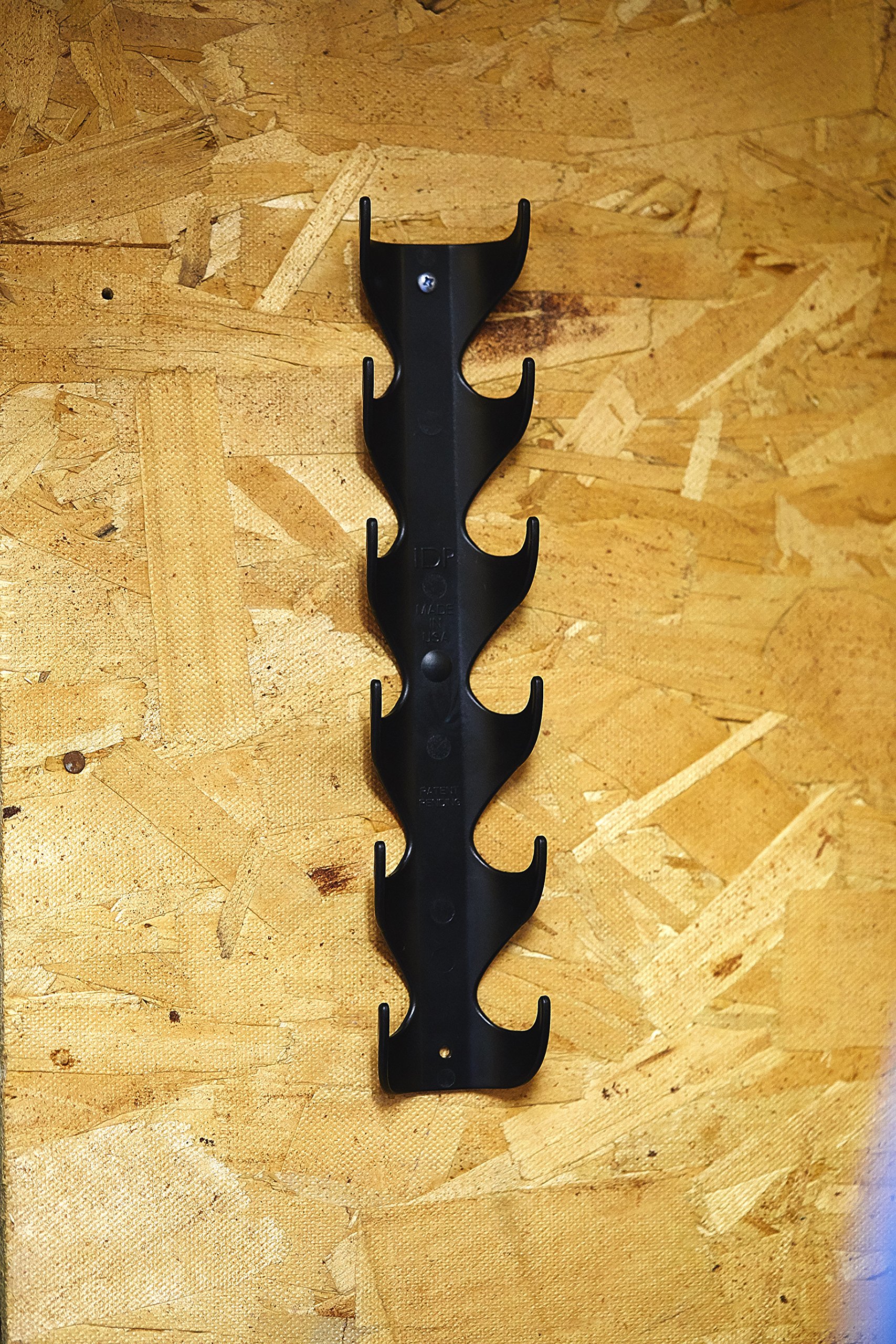 Multi-Functional Vertical Hooks- Made in The USA- Hook Solutions for Simple Organization (Black)