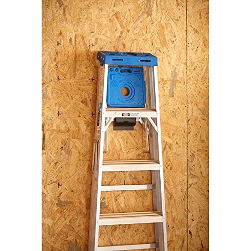 Tetra-Teknica GMH-01 4-in Steel Wall Mount Ladder and Wheelbarrow Hanger, Matte Black