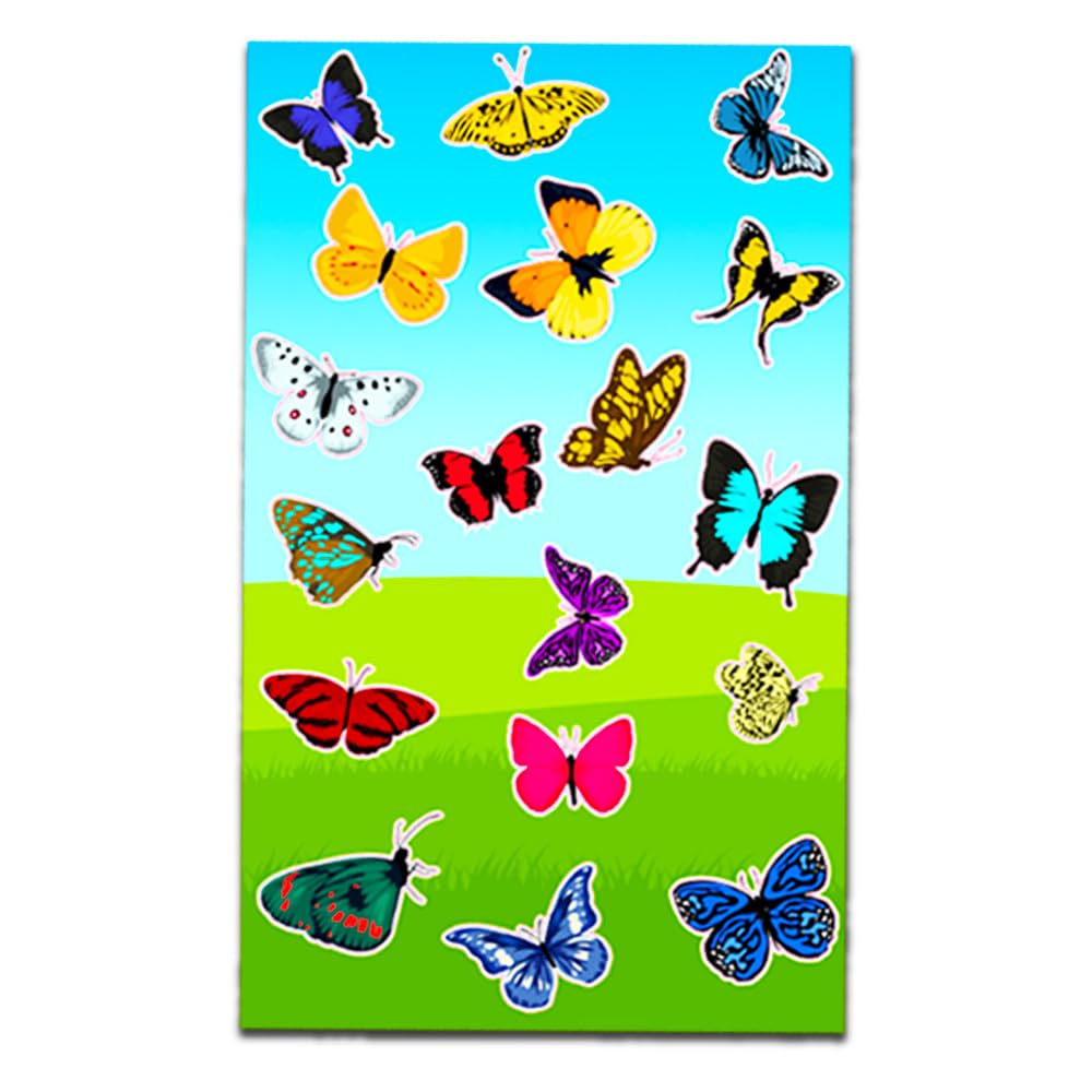 Titoland Ten Little Ladybugs Book for Toddlers and Babies Includes Pack of Butterfly Stickers