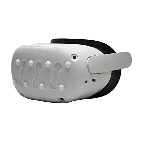 Driibubur Soft Silicone Case Protector Protective Cover Skin for Oculus Quest 2 VR Headset Silicone front case proetction sleeve