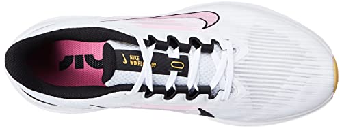 Nike Women's Zoom Winflo 8 PRM Running Trainers Da3056 Shoes, White/Pink Spell-black, 8.5