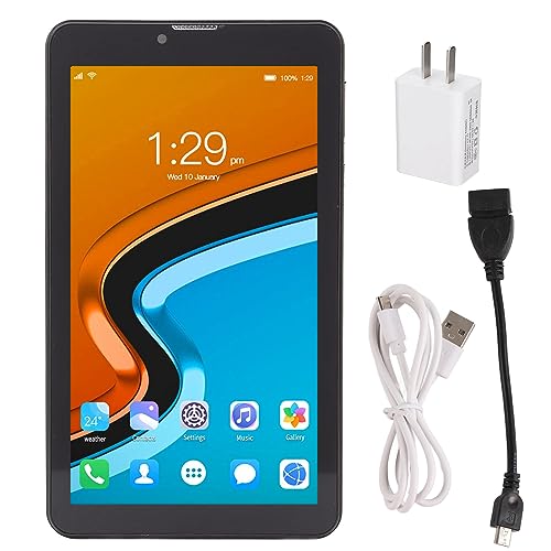 Dpofirs 7inch 1280x800 HD Tablet for 9, 2GB RAM 32GB ROM, Octa Core Processor Kids Tablet, Dual Sim Call Tablet, Dual Band WiFi Tablet PC (US Plug)