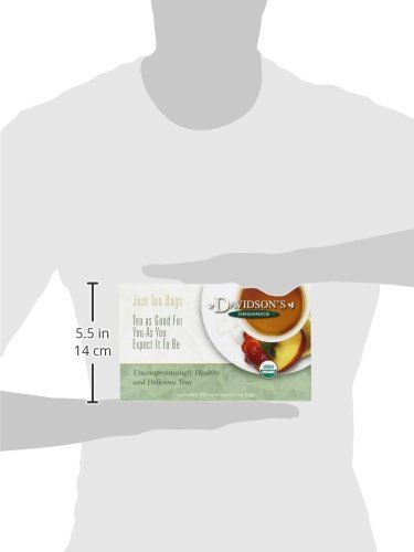Davidson's Organics, Hibiscus Flowers, 100-count Unwrapped Tea Bags(Pack of 1)