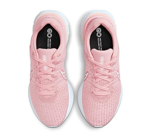 Nike Womens React Infinity Run FK 3 Running Trainers DD3024 Sneakers Shoes (UK 4.5 US 7 EU 38, Pink Glaze White Pink Foam 600)