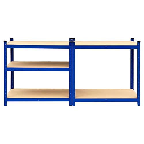 Qimu 5-Tier Storage Shelving Unit,Heavy Duty Garage Storage, Adjustable Shelving Metal Storage Rack for Kitchen Living Room Office,1653lbs Load Capacity (Total)