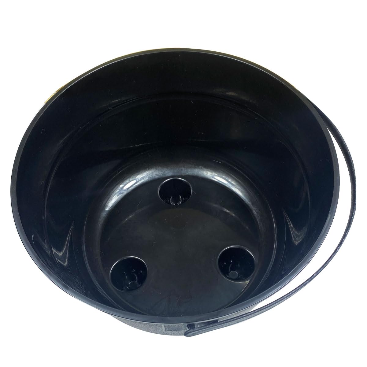 DQFAQYY Large Halloween Black Cauldron 12.6" Plastic Witch Cauldron Candy Bowl Kettle, Pot and Bucket Trick or Treat Party Supplier Decorations
