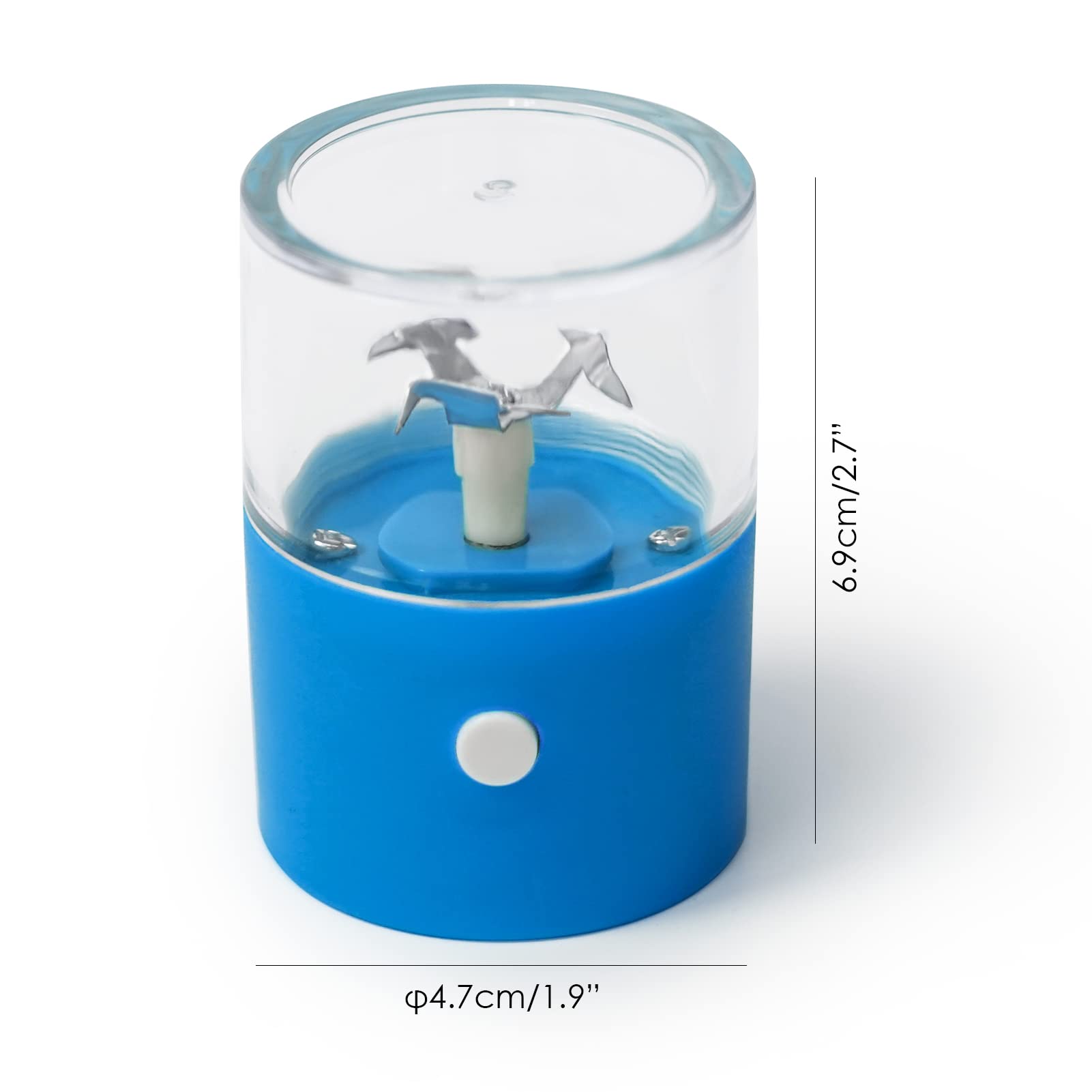 Electrical Metal Aluminum Herb Tobacco Grinder Cracker Crusher Spice Smoke Grinders 1 PC (Blue)