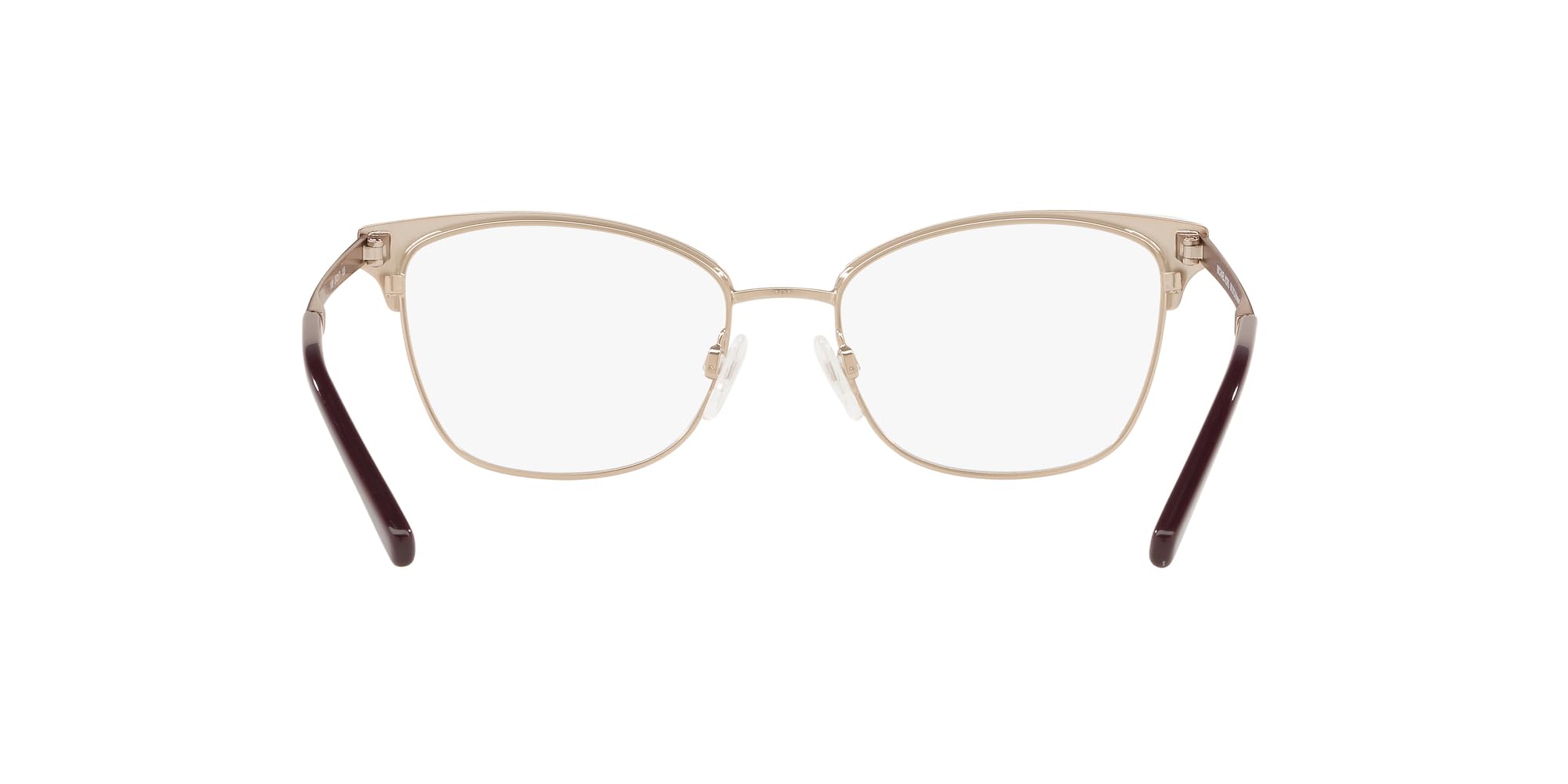 Michael Kors Adrianna IV MK 3012 1108 Matte Cordovan Rose Gold Metal Cat-Eye Eyeglasses 51mm