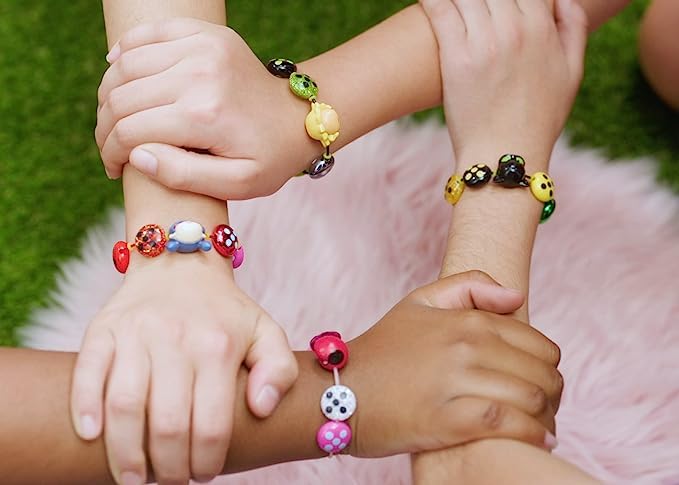 Miraculous Ladybug Lucky Jewels Charm Bracelet, Necklace, Dangle & More! (Blind Box) - Collect All 68 Gems! with 5.5" Super Articulated Doll (3)