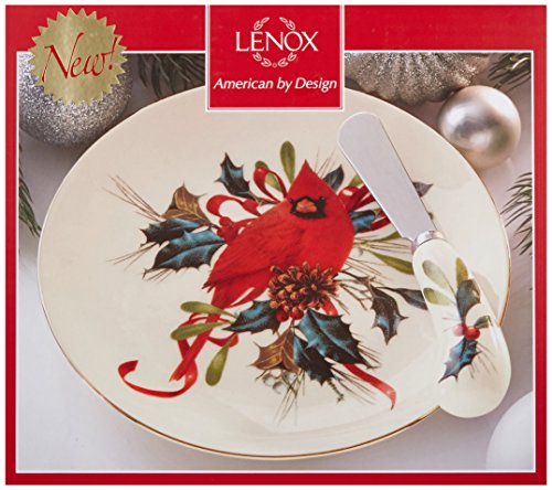 Lenox 863974 Winter Greetings Cheese Plate And Knife Set