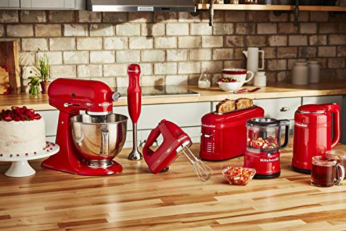 KitchenAid Queen of Hearts Food Chopper KFC3516QHSD, 3.5 Cup, Passion Red