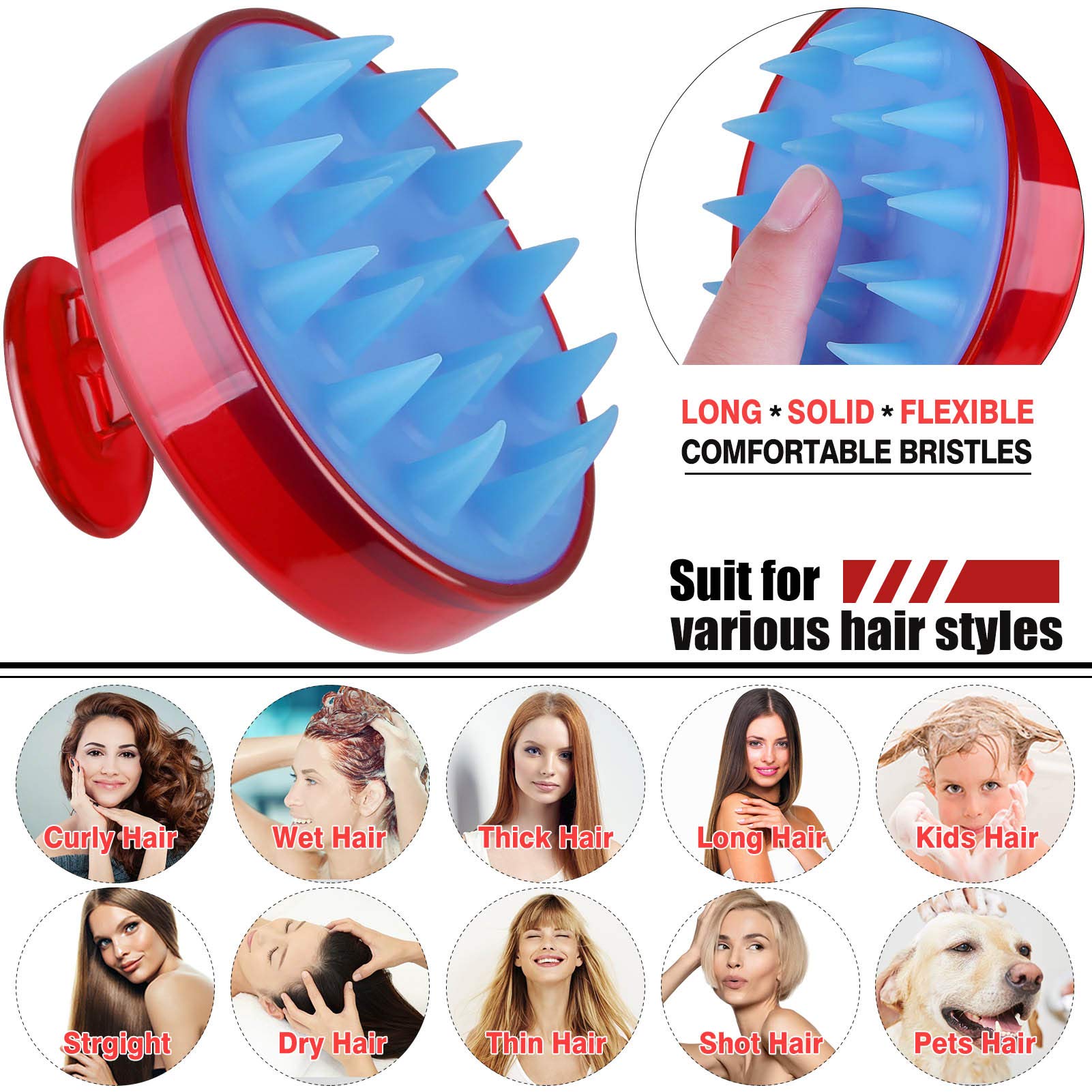 Cooling Towels, 4 Pack 40†x 12†Scalp Massager, Original Soft