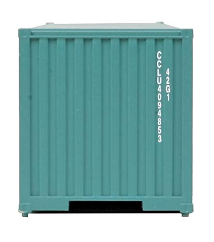 Walthers SceneMaster 949-8151 HO Scale Model of China Shipping (Green, White) 40' Corrugated Container