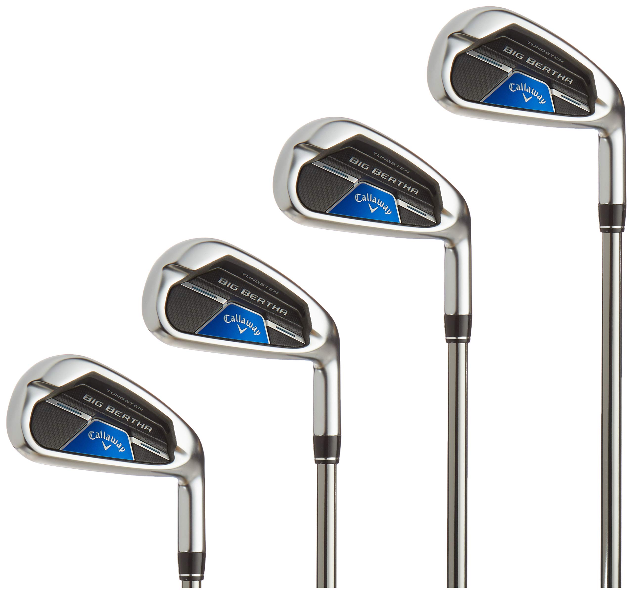 Callaway Big Bertha REVA Women's Iron Set (Set of 5 Clubs: 6IR - PW, Right , Graphite , Ladies), Silver