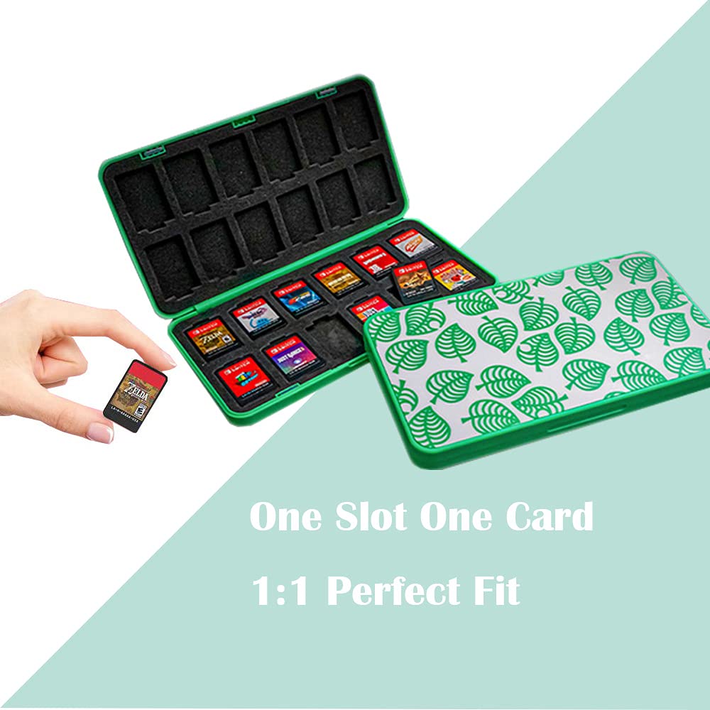 DAHAKII 24 Game Card Holder Storage Case Compatible with Nintendo Switch Switch Game Case Holder Game Card Holder Case