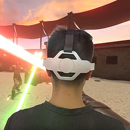 dethinton Head Strap for Oculus Quest 2 with Head Cushion, Adjustable Head Strap Replacement for Oculus Quest 2 Elite Strap, Enhanced Support and Comfort in VR