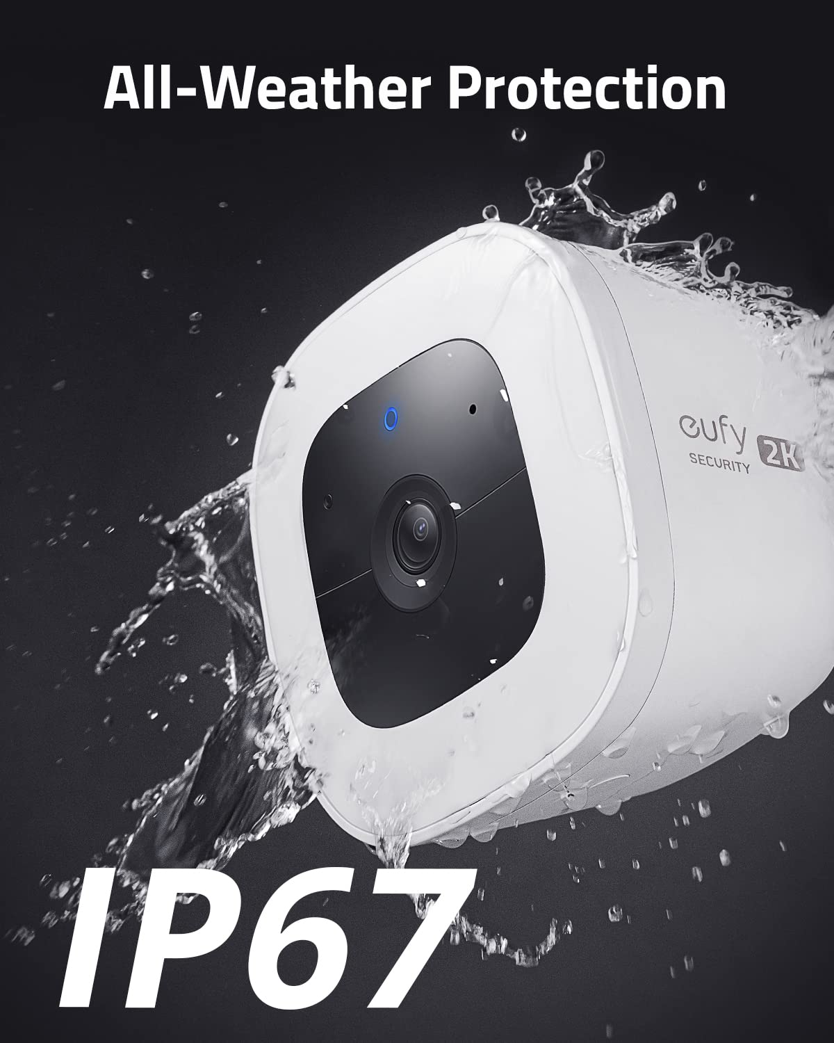 eufy Security - SoloCam L40 Outdoor Wireless 2K Spotlight Camera (Renewed)