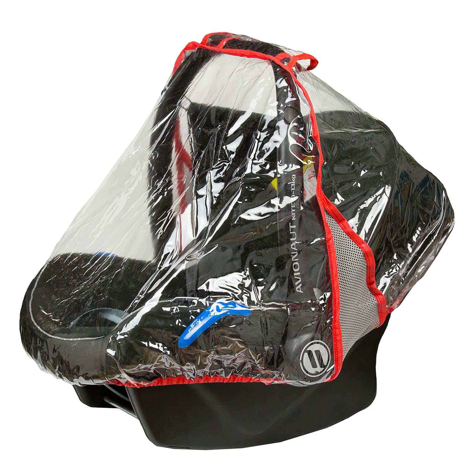 Miniyoki Car Seat Rain Cover, Travel Essentials for Baby, Car Essentials for Kids, Made in Turkey, Baby Registry Must Have (Transparent)