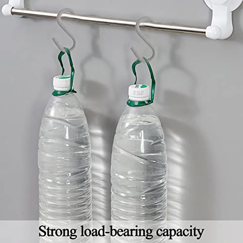 NUTJAM 2 Pcs S Hooks for Hanging Heavy Duty S Shaped Hooks Metal Closet Hooks with Foam Protective Layer for Hanging Hangers Closet Rod Jewelry Pants Clothes Belts Ties Bags Towels