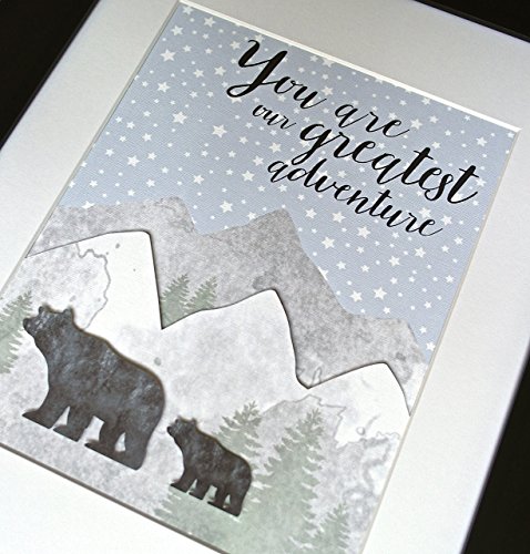 You Are Our Greatest Adventure Nursery Decor, Baby Boy Woodland Nursery Art Print